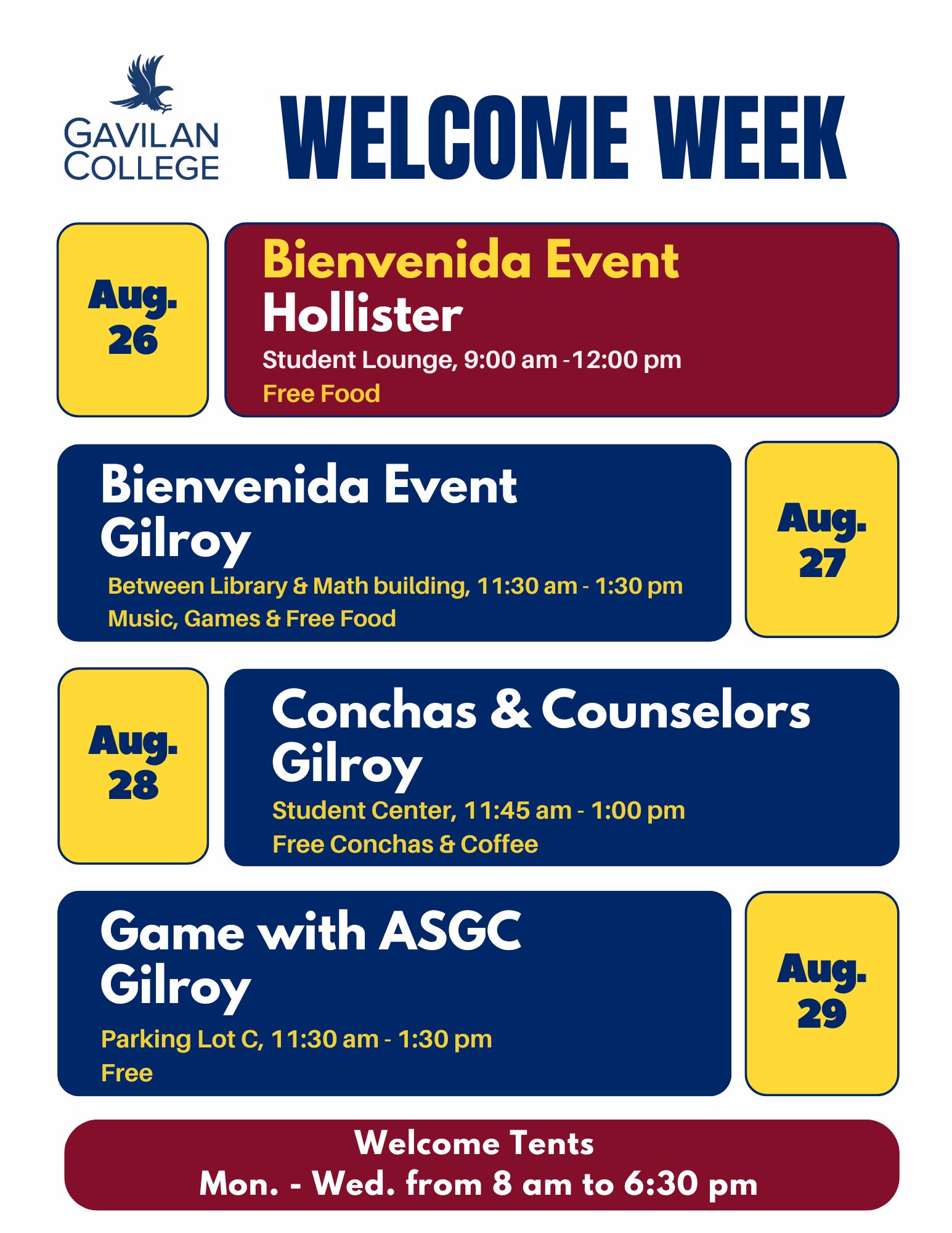Upcoming Events - Gavilan College